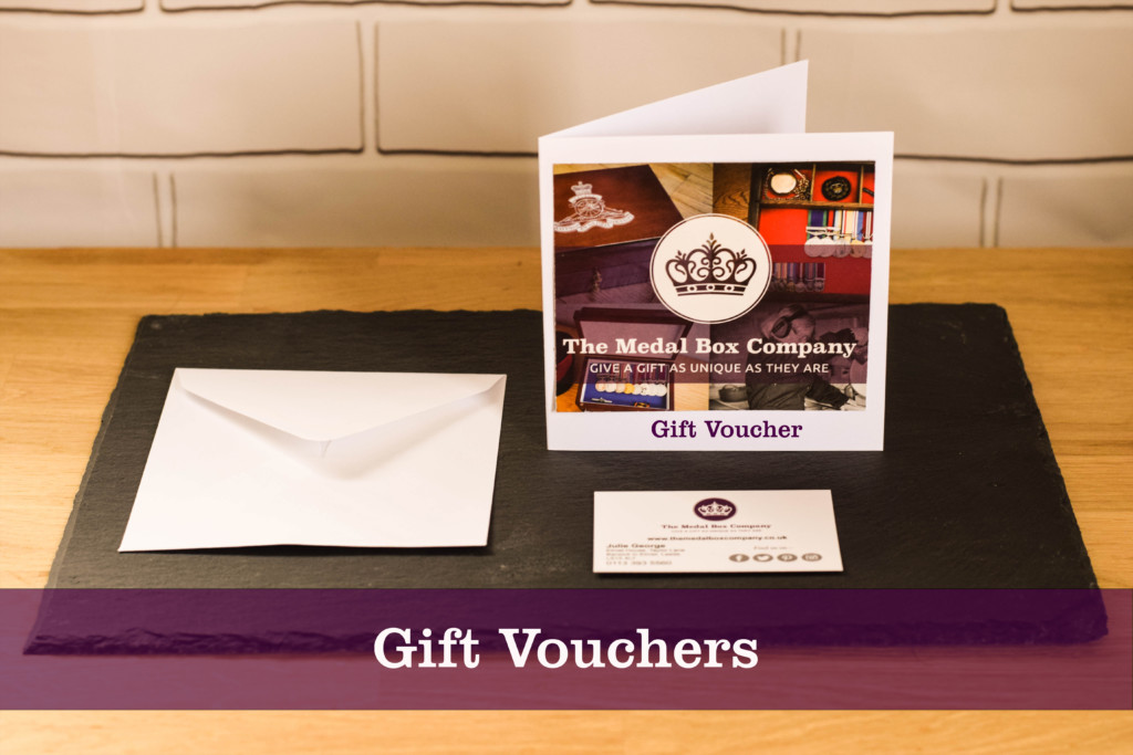 Gift Vouchers - The Medal Box Company